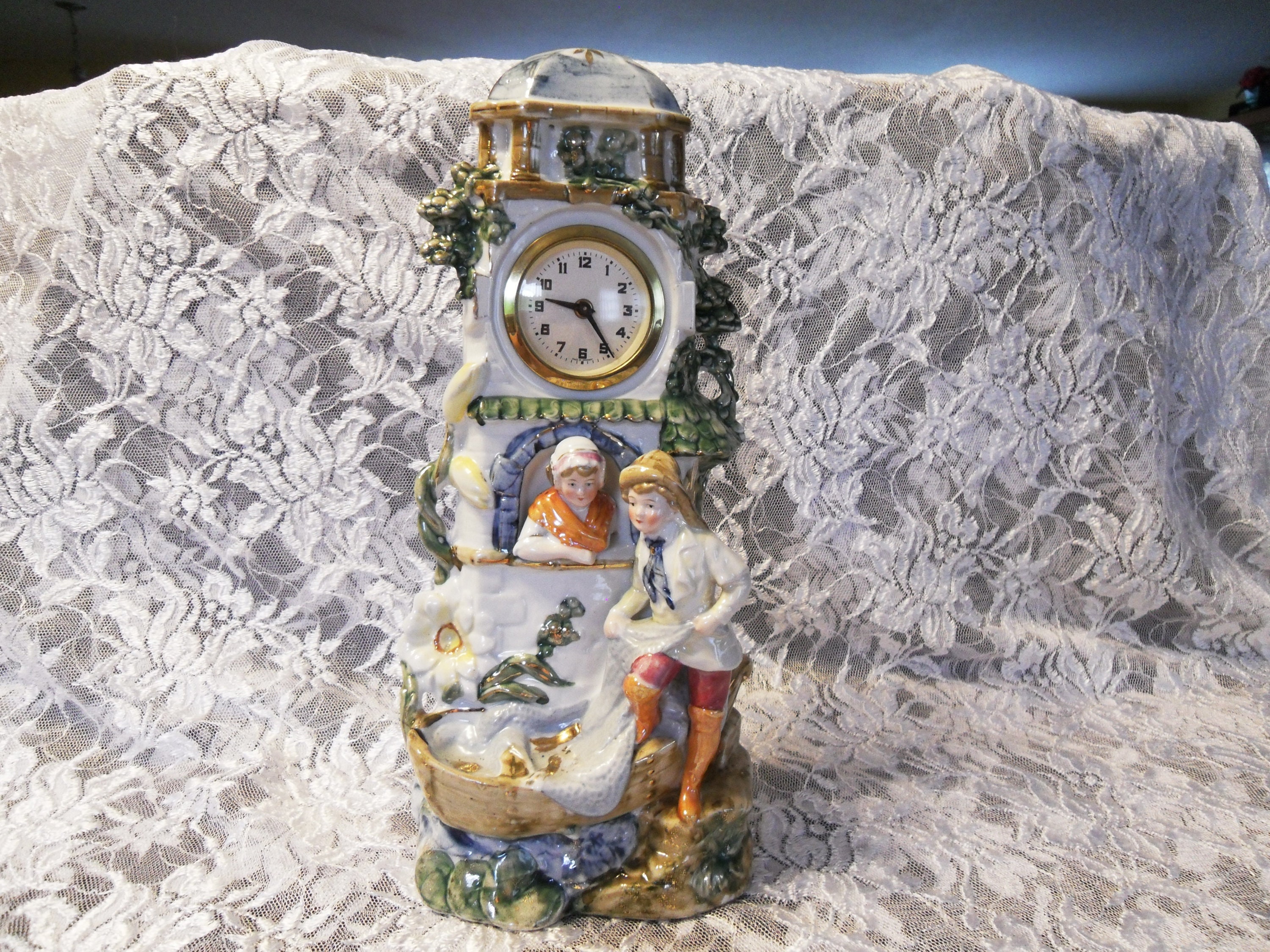 Tall Manual Mantle Clock, Made in Germany - Etsy