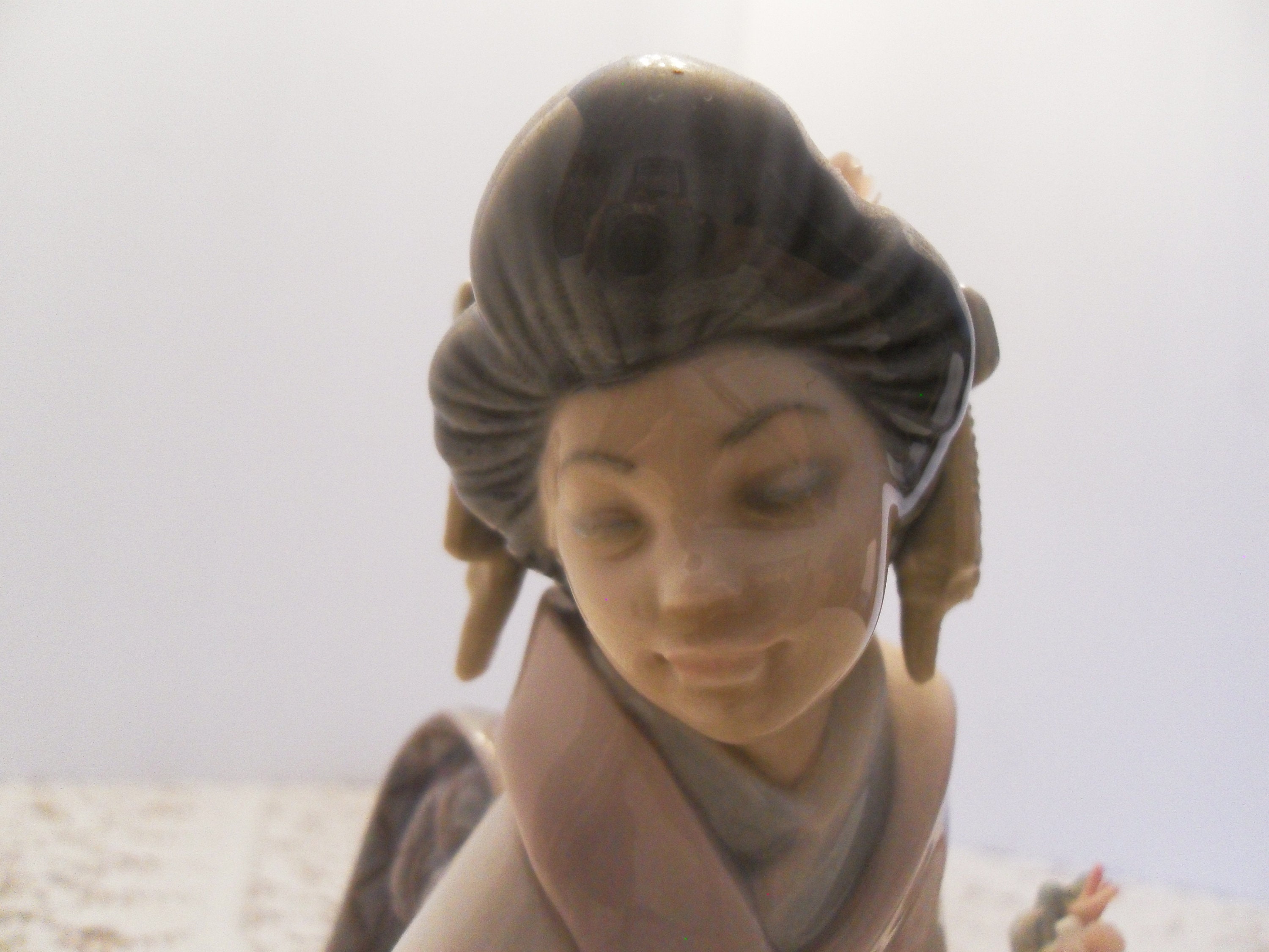 Vintage Lladro Geisha Girl Porcelain Figurine 1450 - Etsy