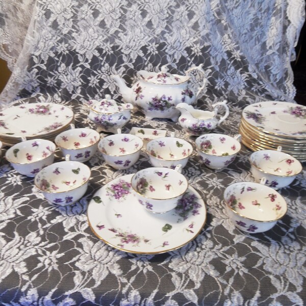 Hammersley Victorian Violets - Etsy