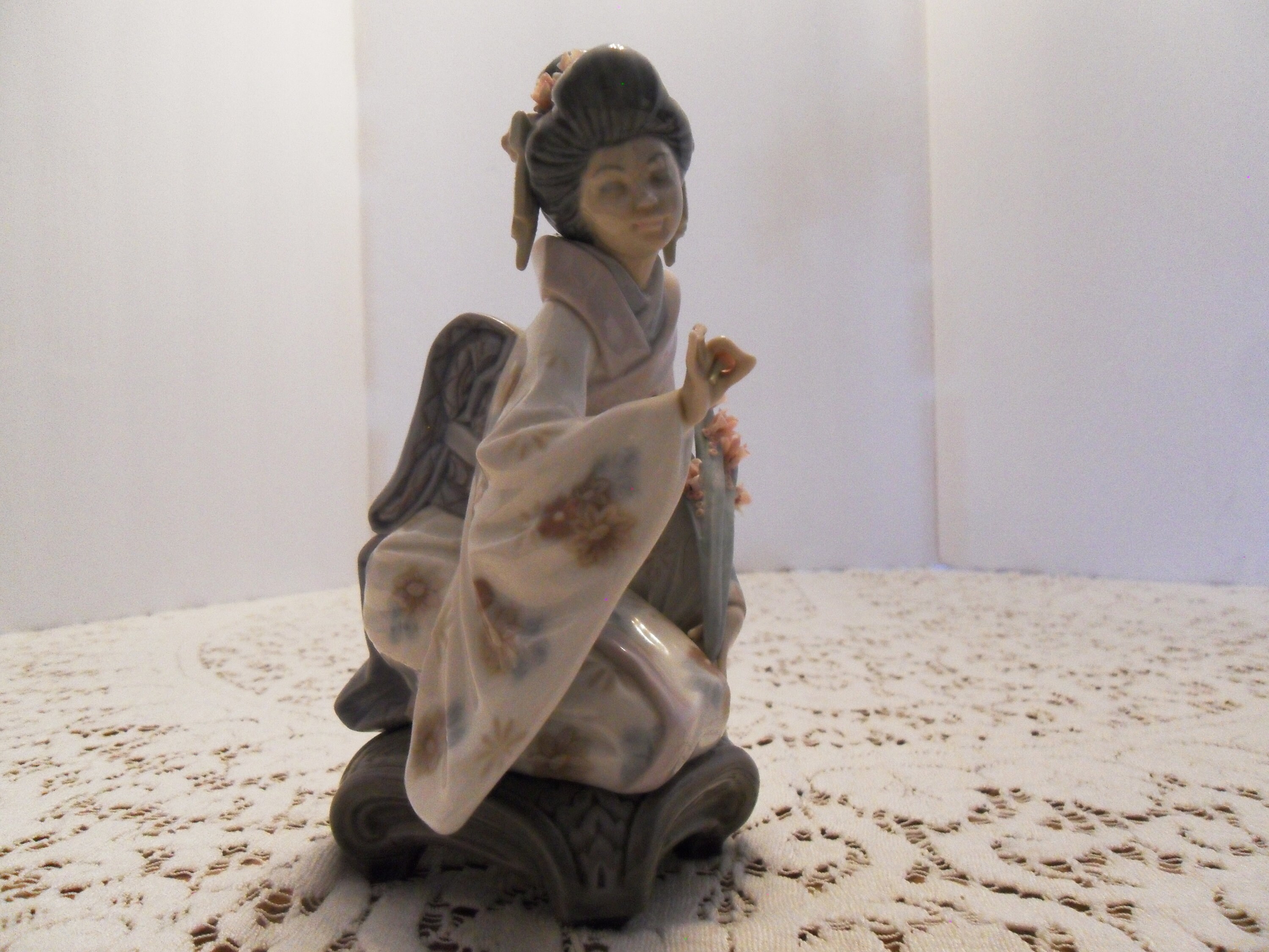 Vintage Lladro Geisha Girl Porcelain Figurine 1450 - Etsy