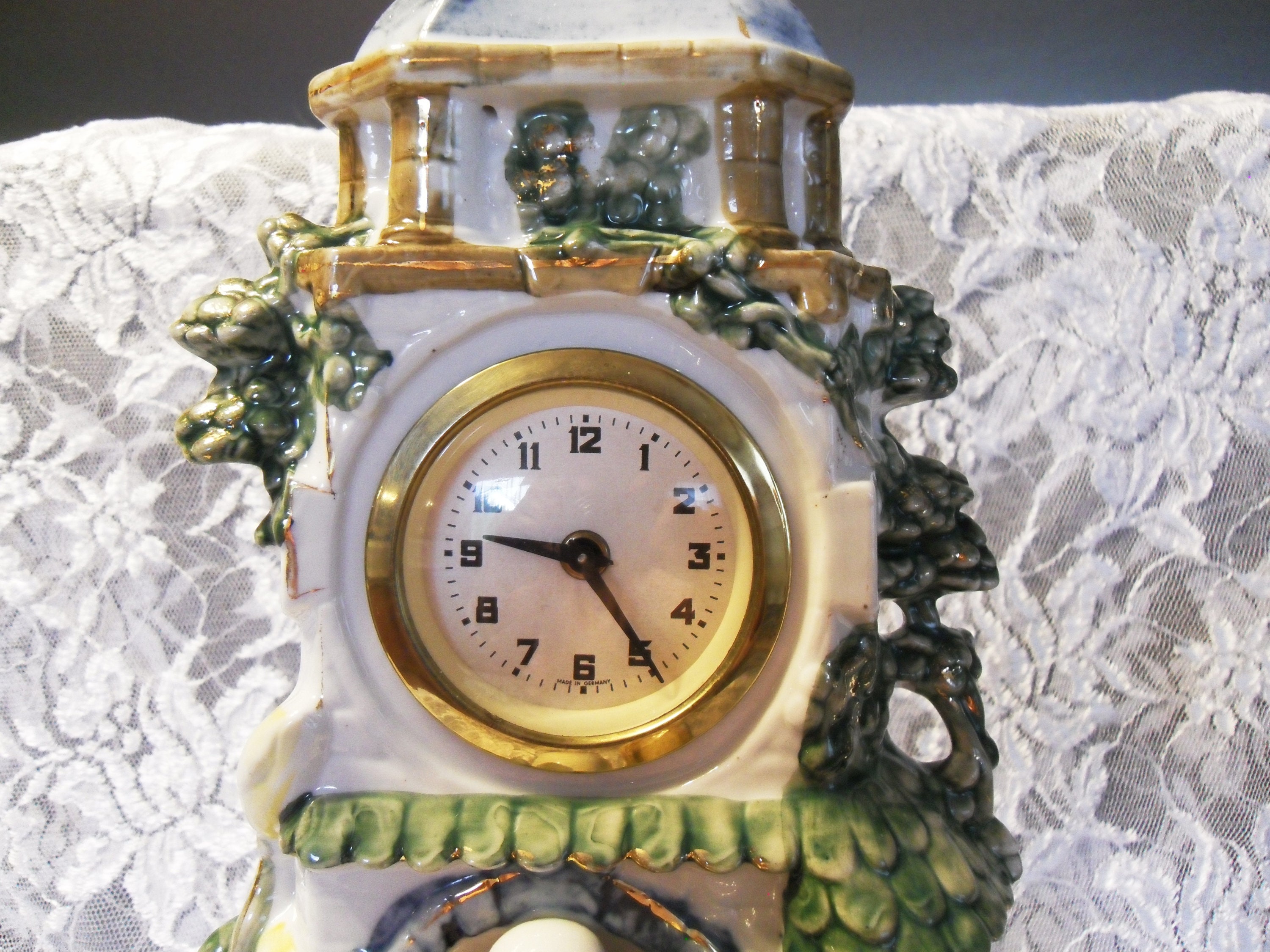 Tall Manual Mantle Clock, Made in Germany - Etsy