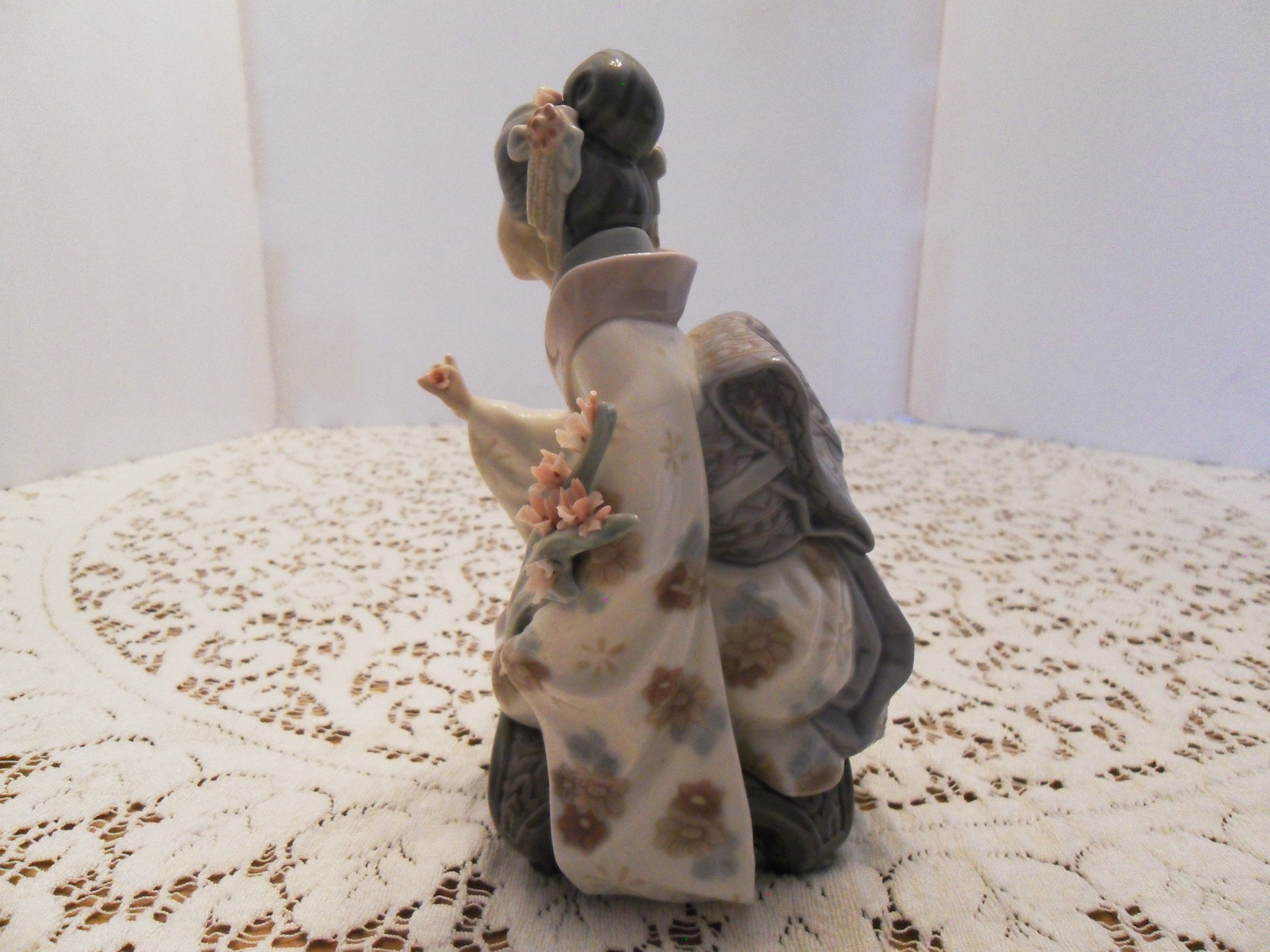 Vintage Lladro Geisha Girl Porcelain Figurine 1450 - Etsy