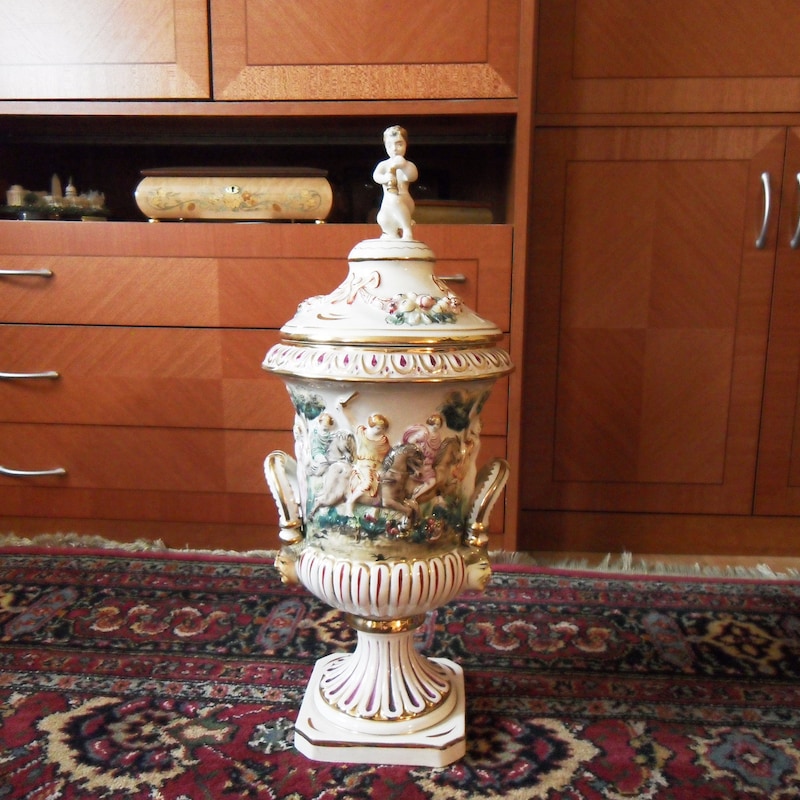 Capodimonte Urn - Etsy