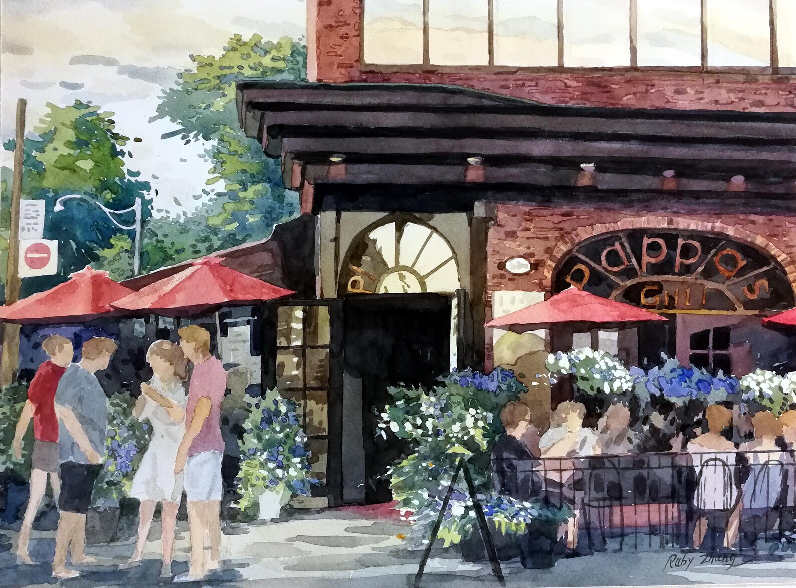 Papas Grill on Danforth Toronto Greek Town Restaurant Shops Historical ...