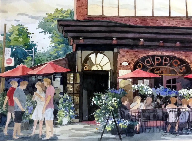 Papas Grill on Danforth Toronto Greek Town Restaurant Shops Historical ...