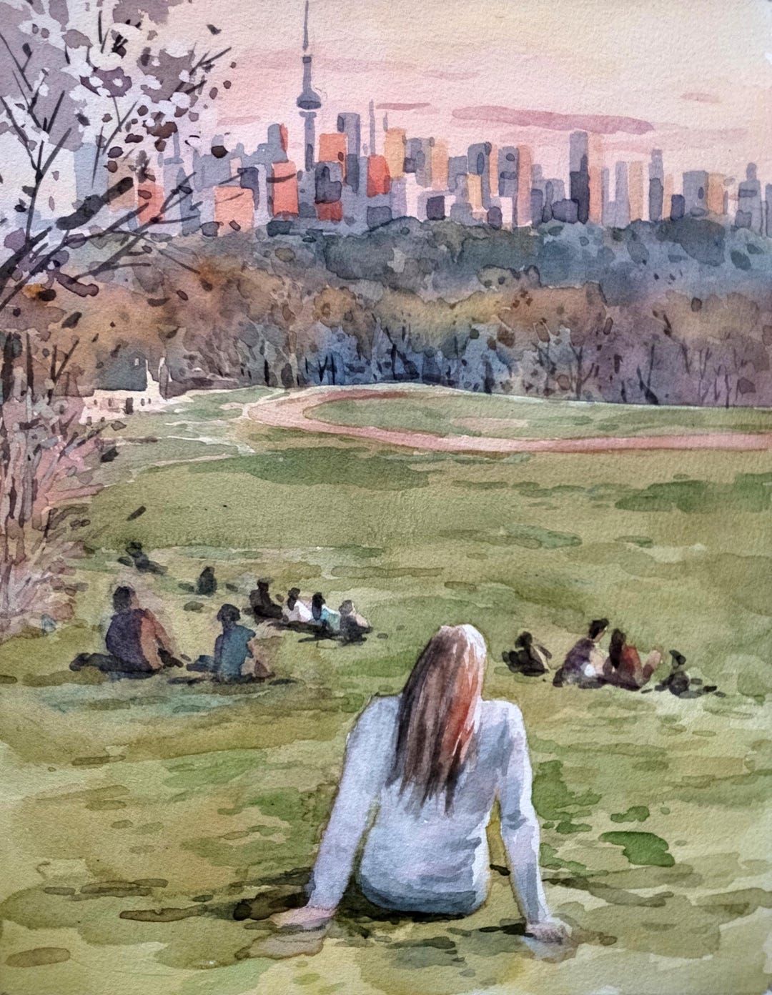 Riverdale Park Toronto Urban Life Summer Toronto Iconic Site Landscape ...