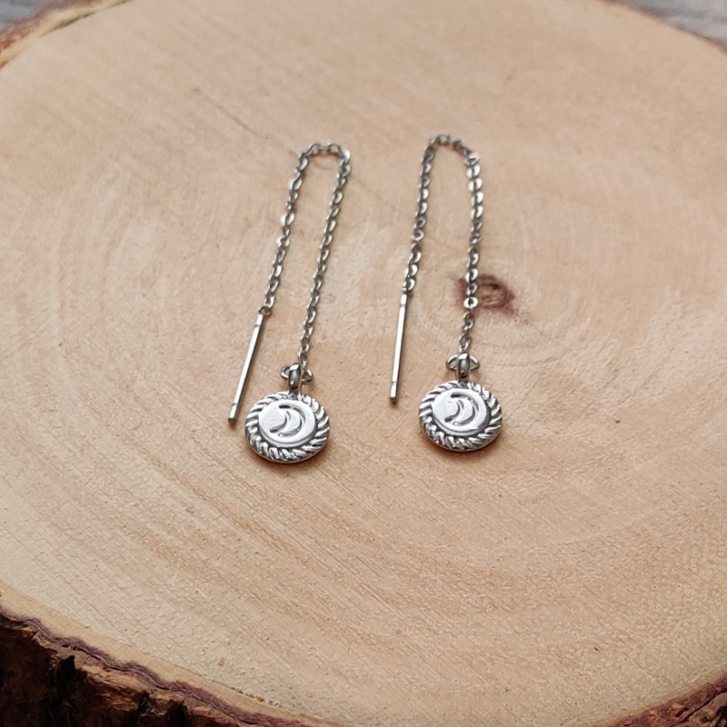 Thread Earrings - Etsy