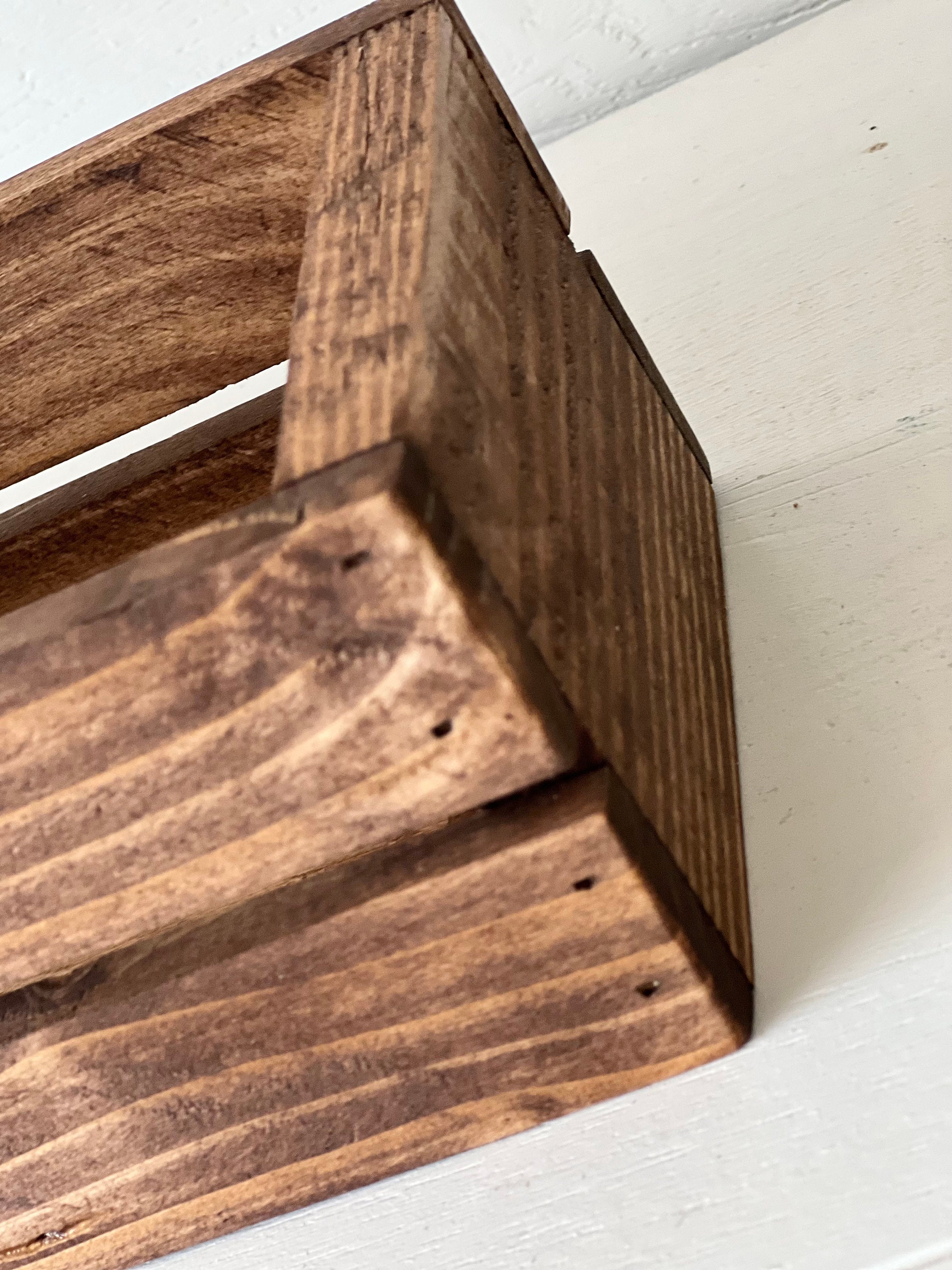 Wood Crate. Rustic Wood Crate. Crate Box. Decorative Crate. - Etsy