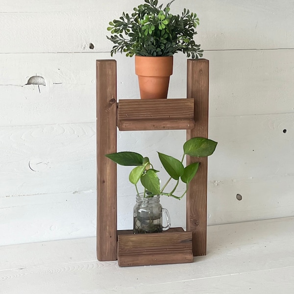 Rustic Plant Stand - Etsy