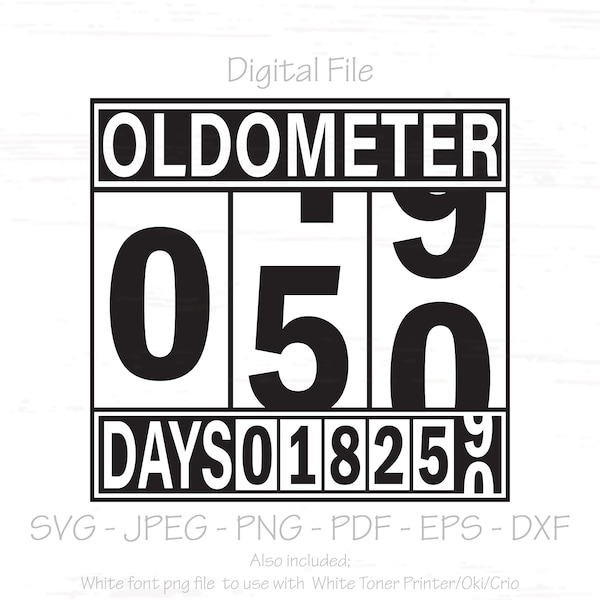 Oldometer Svg - Etsy