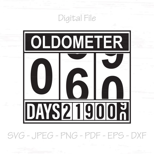 Oldometer Svg - Etsy