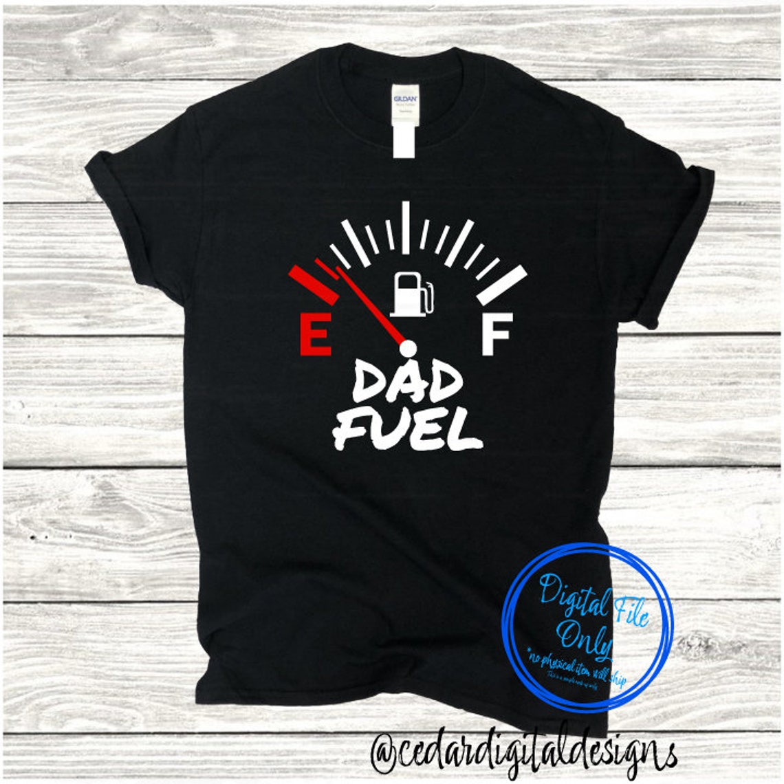 Dad Fuel Svg Gas Gauge Svg Digital File Instant Download - Etsy Canada