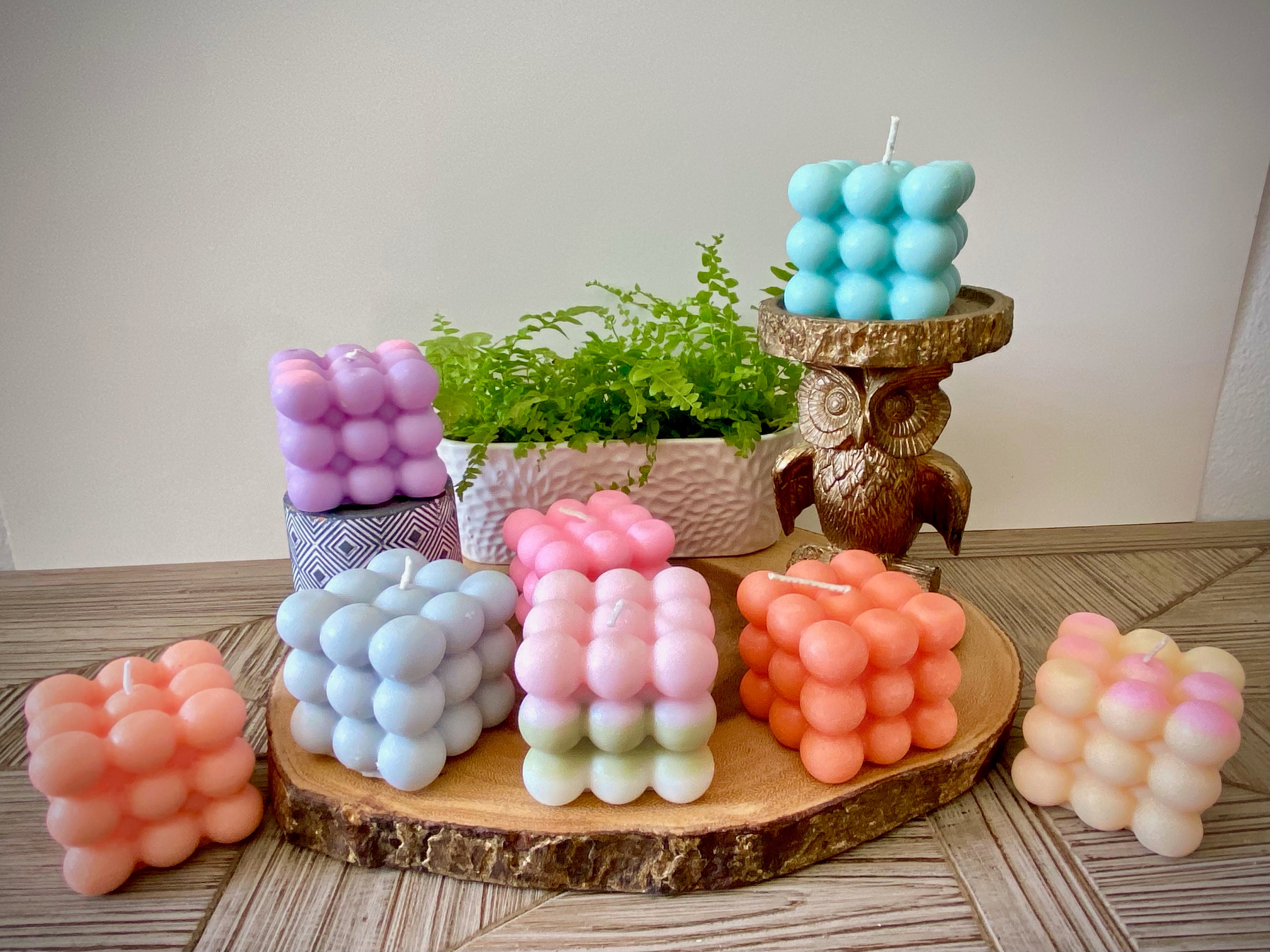 Bubble Cube Candle Candle Shape Cool Candle Unique Candle - Etsy