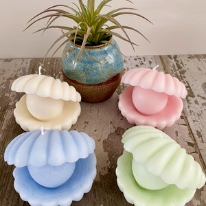 Clamshell Candle Cool Candle, Room Decor, Unique Candle, Decorative ...