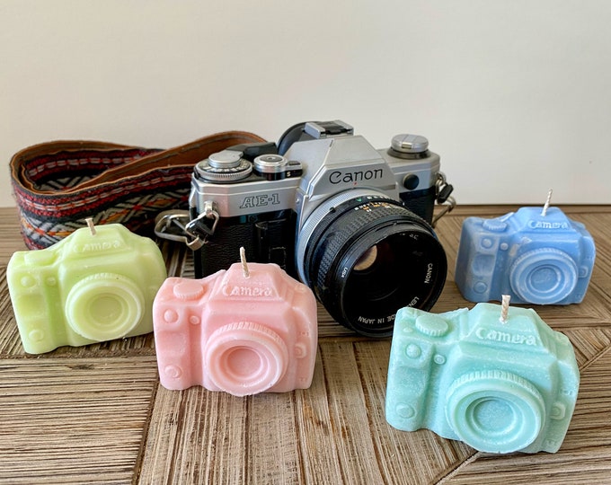 Camera Candle - Photographer Gift, Photography Gift, Cool Candle ...