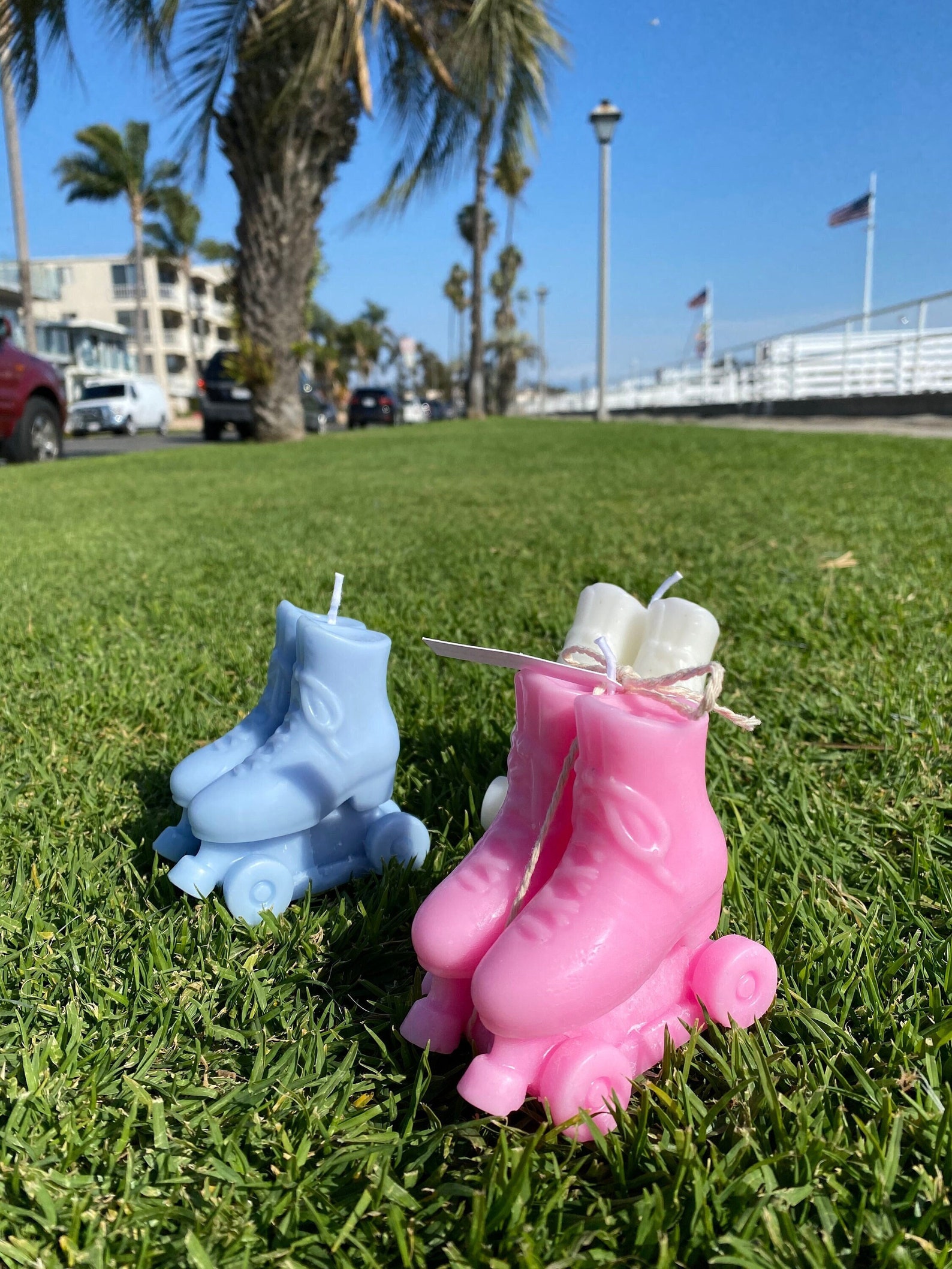 Roller Skate Candle Trendy Candle Holiday Gift Roller - Etsy