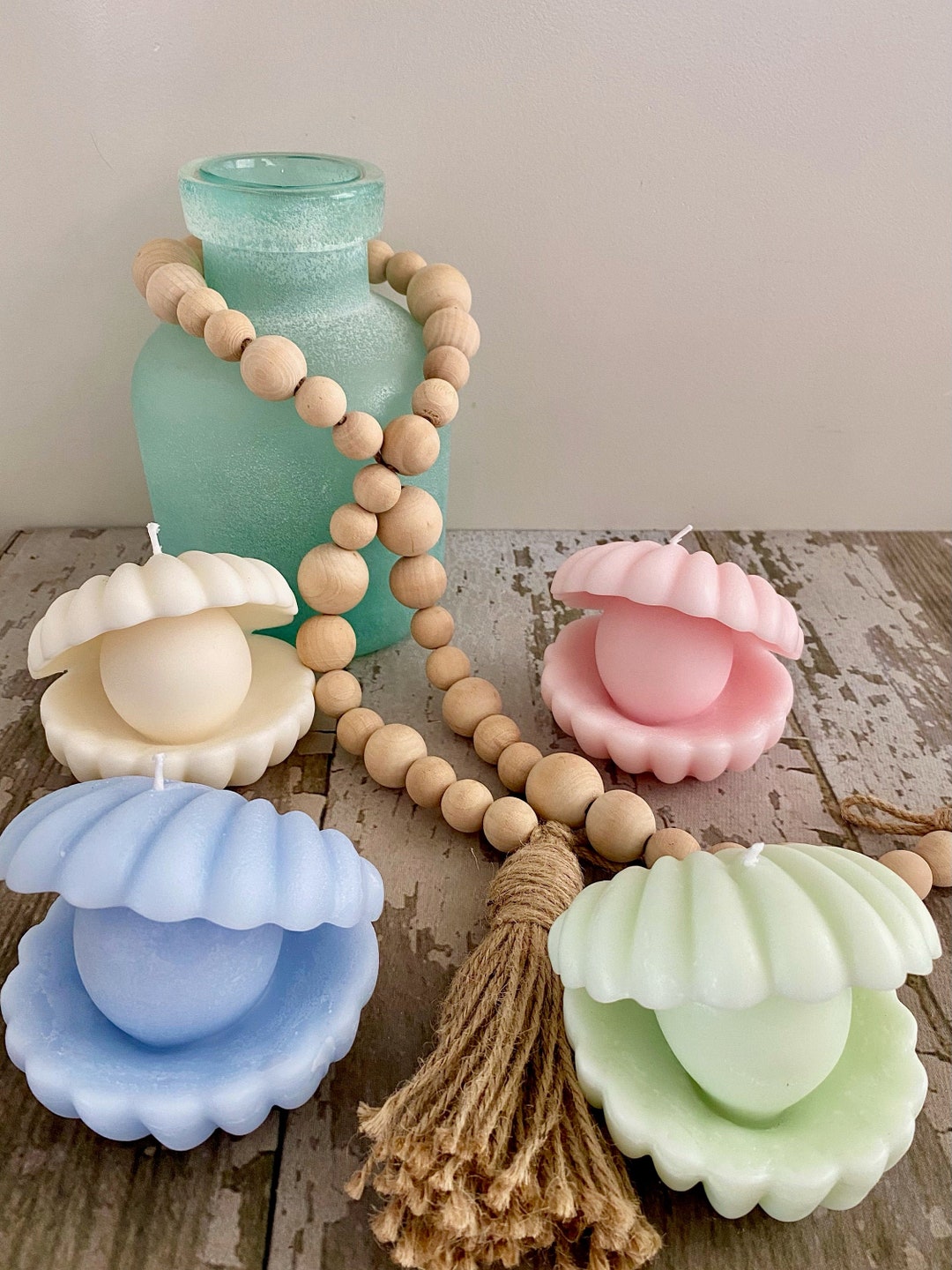 Clamshell Candle Cool Candle, Room Decor, Unique Candle, Decorative ...