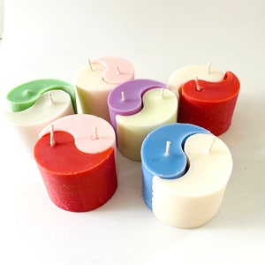 Yin-yang Candle Candle for Balance and Harmony Holiday - Etsy