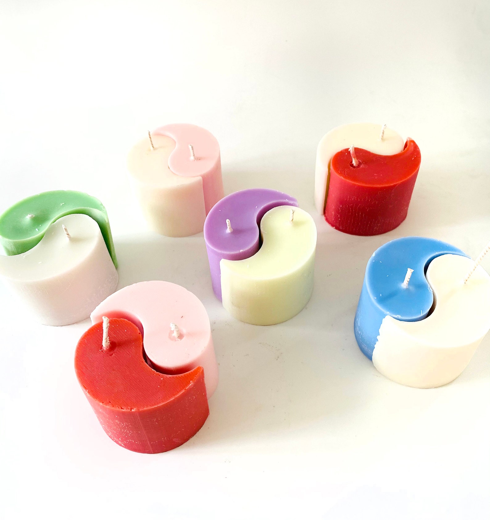 Yin-yang Candle Candle for Balance and Harmony Holiday - Etsy