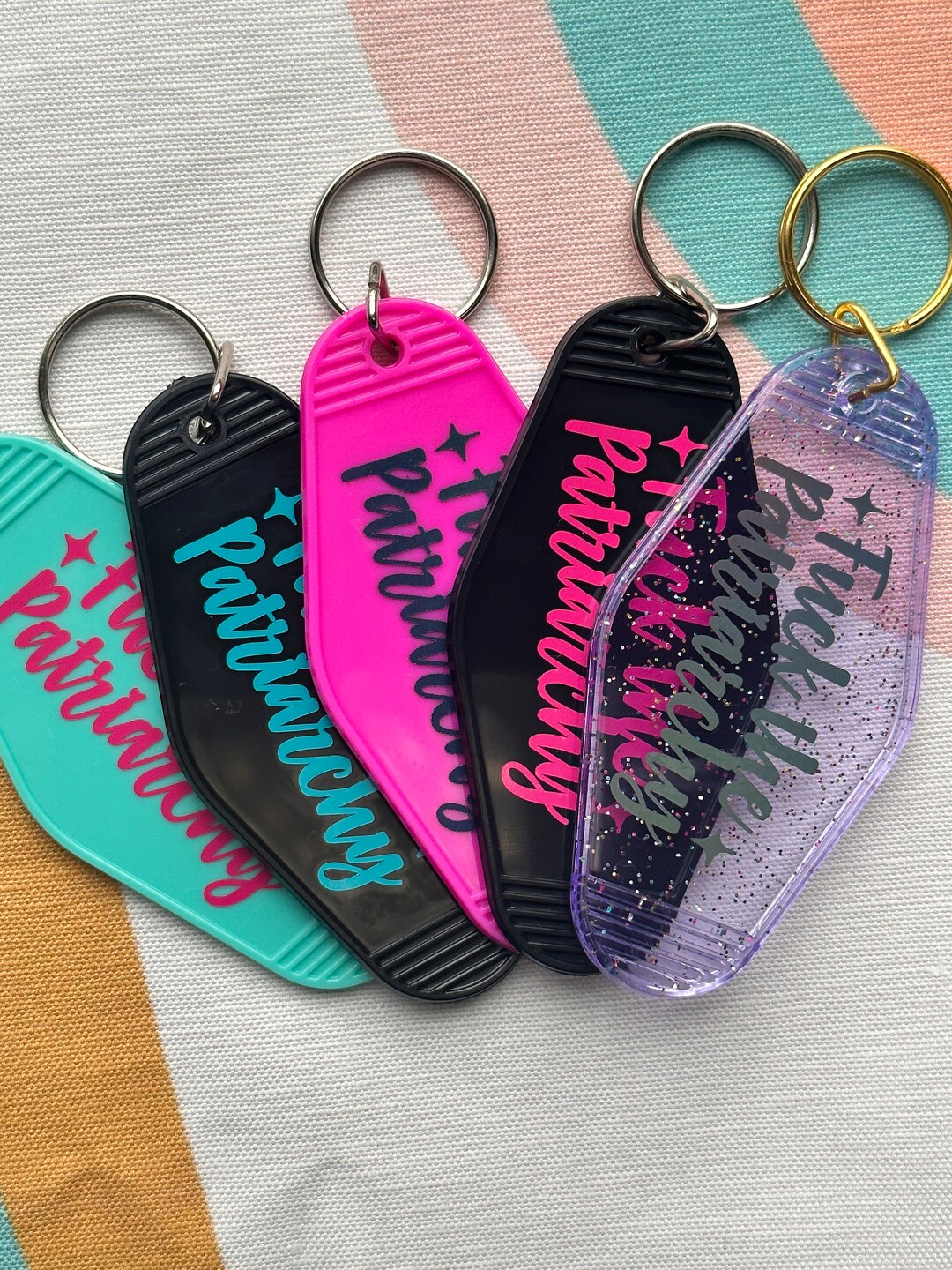 Fck the Patriarchy Taylor Swift Inspired Retro Motel Keychain - Etsy