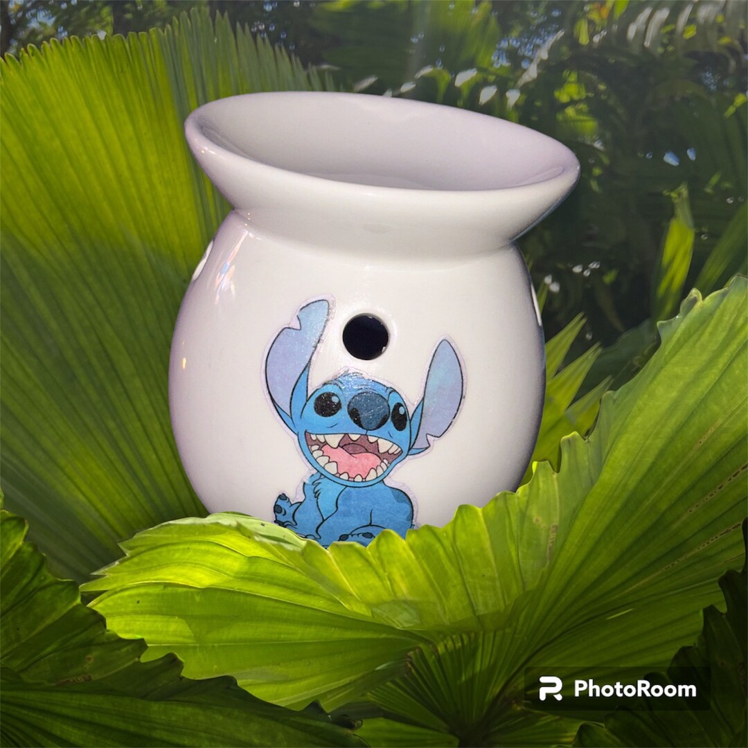 Disney and WB Inspired White Wax Melt Burner Stitch / Grinch - Etsy