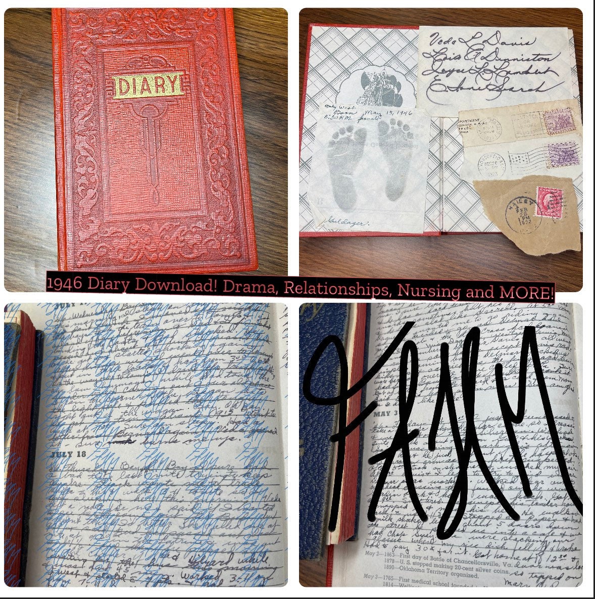 Handwritten Diary for sale| 78 ads for used Handwritten Diarys