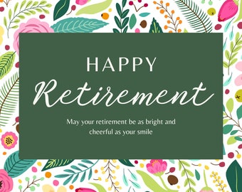 Happy Retirement Card - Etsy UK