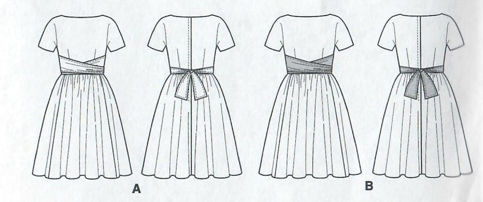 Butterick B6318 Retro '61 Dress Sewing Pattern Size 6-8-10-12-14 & 14 ...