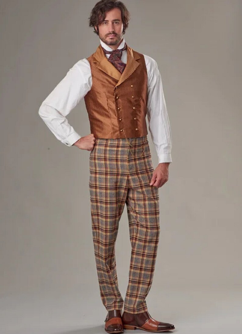 Mccall's M8185 Men's Costume Frock Coat Vest and - Etsy