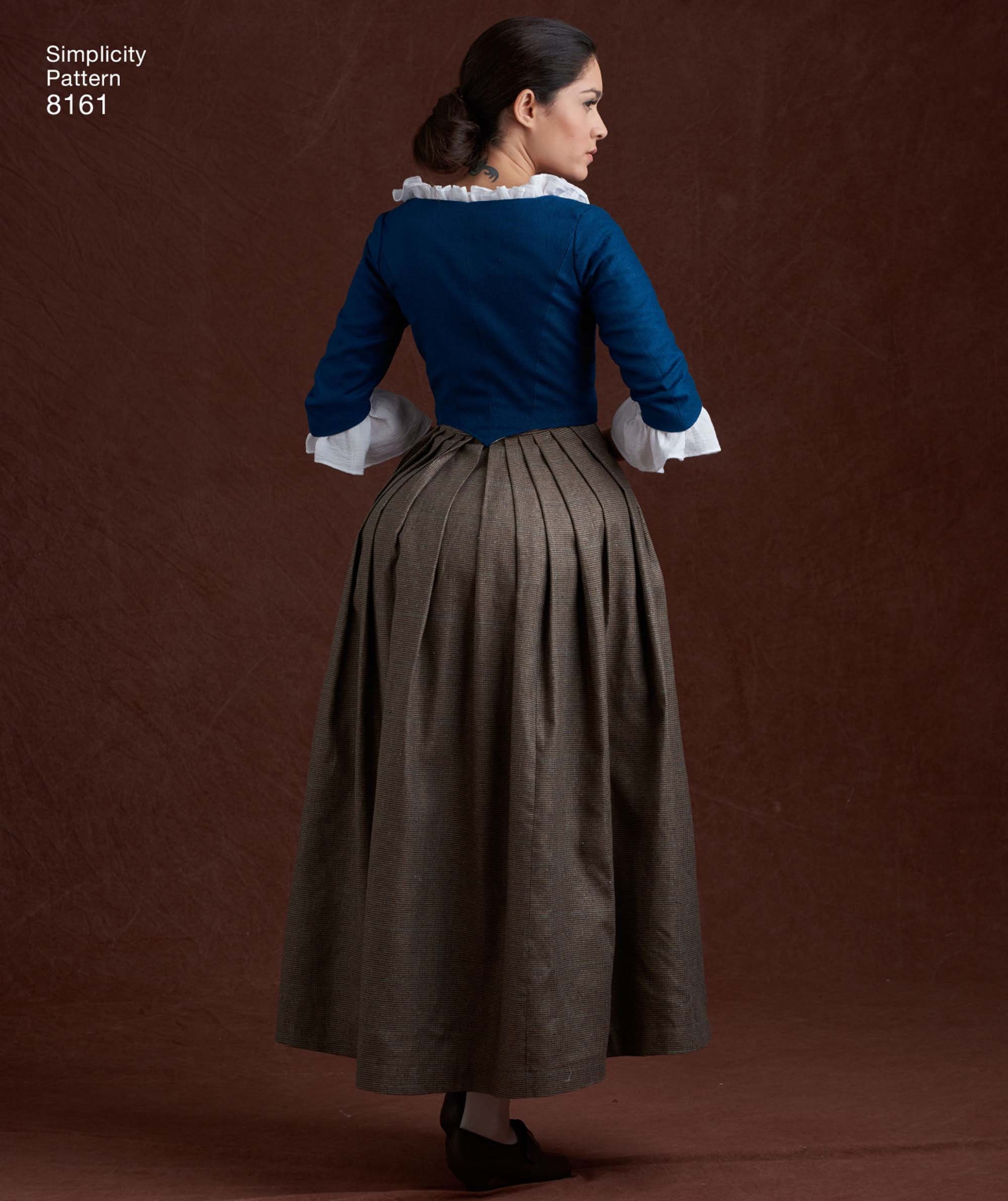 Simplicity 8161 Misses' 18th Century Costume Day Dress - Etsy