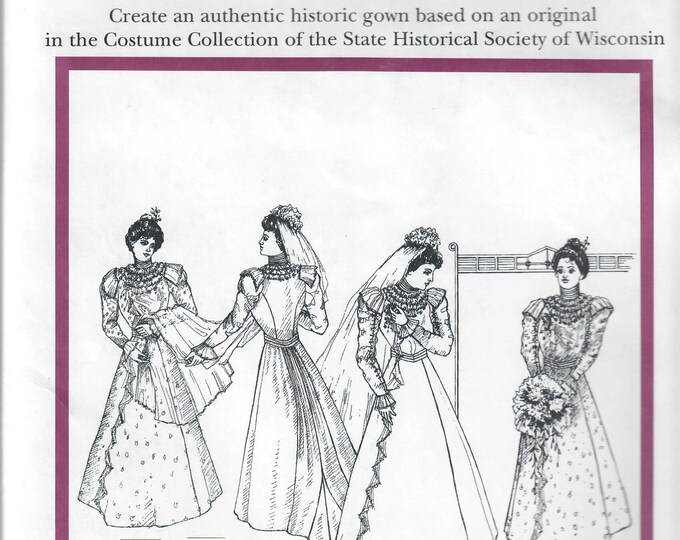1899 Wedding Gown Sewing Pattern, Wisconsin Historical Society ...