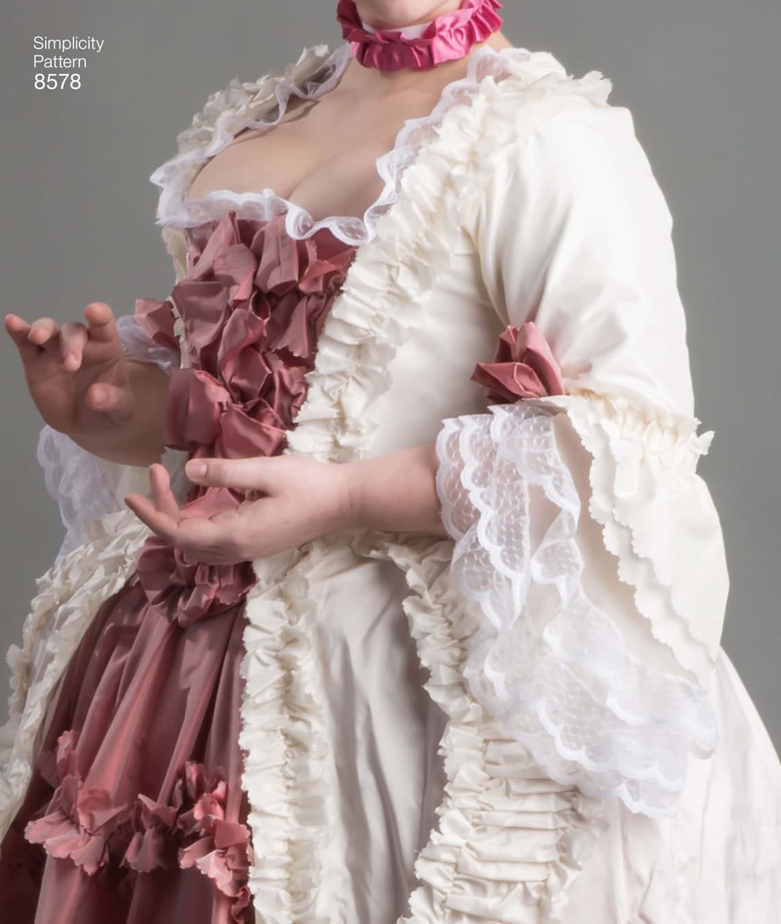 Simplicity 8578 18th Century Robe a La Française Sewing - Etsy