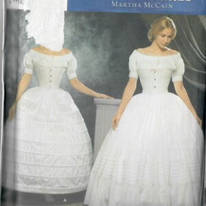 Simplicity 9764 the Fashion Historian Misses' Crinoline and Petticoat ...