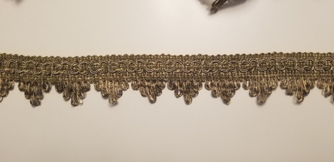 Green Looped Trim, 1 Inch Wide, by the Yard - Etsy