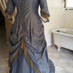 Simplicity 4244 Late 1870s - Early 1880s Natural Form Wedding Dress ...