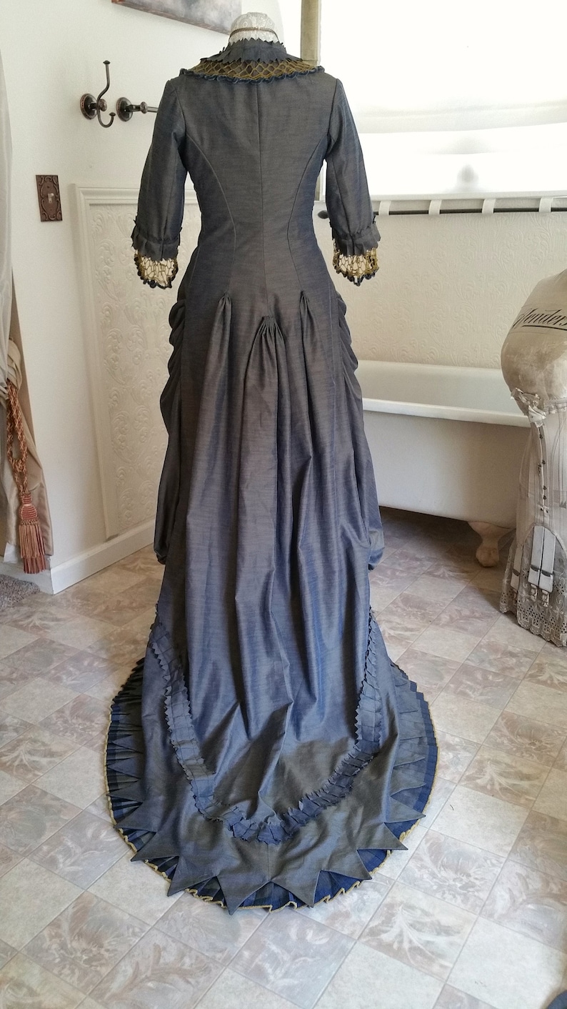 Simplicity 4244 Late 1870s - Early 1880s Natural Form Wedding Dress ...