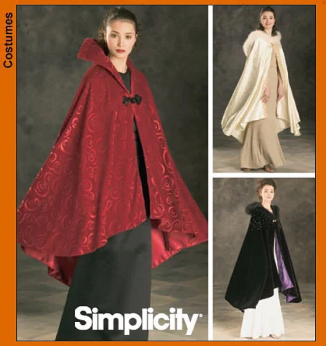 Simplicity 4947 1920s Cape Sewing Pattern Vintage Closet One Size Uncut ...