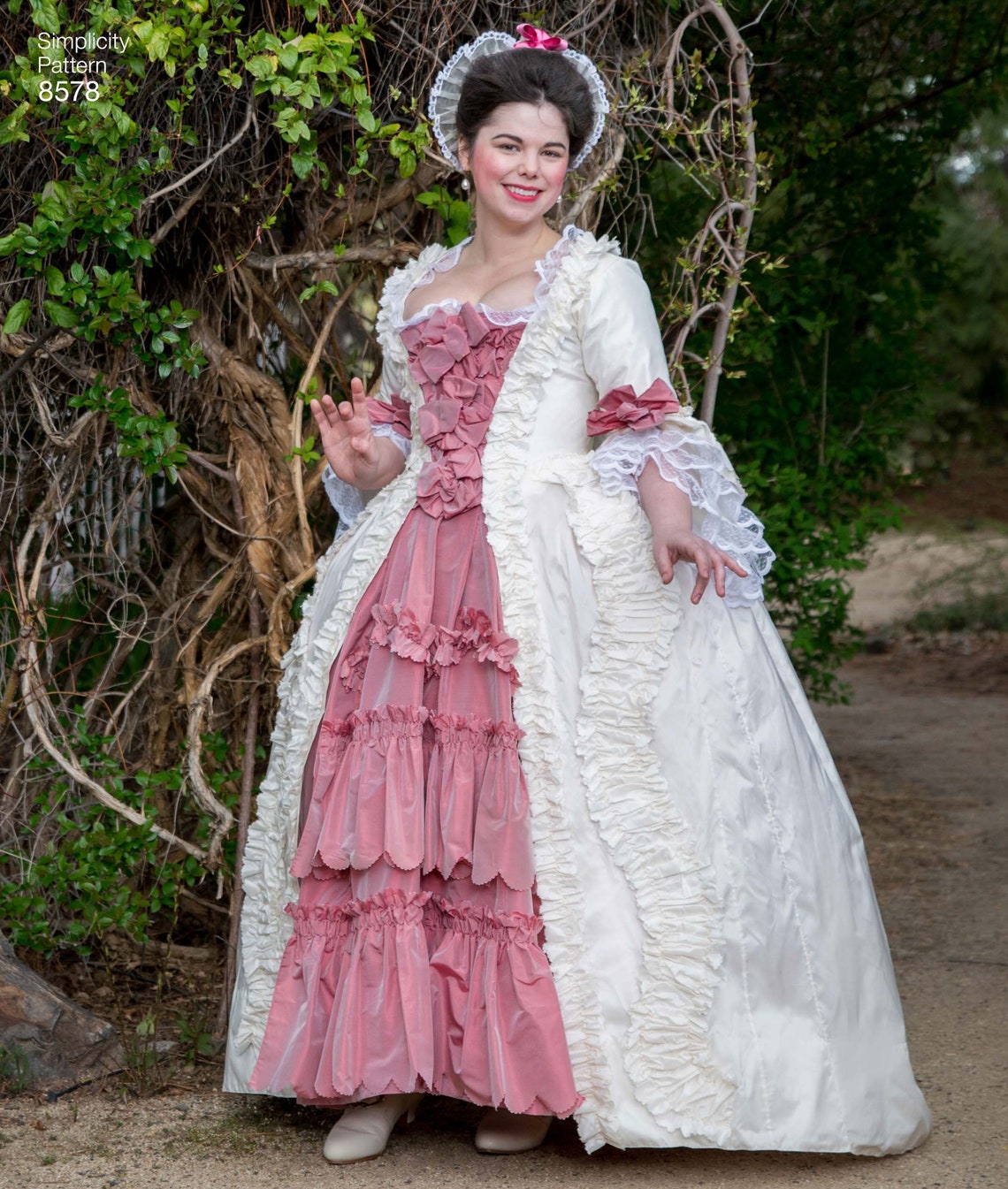 Simplicity 8578 18th Century Robe a La Française Sewing - Etsy