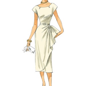 Butterick B5880 Retro '51 Dress Sewing Pattern Size 6-8-10-12-14 & 14 ...