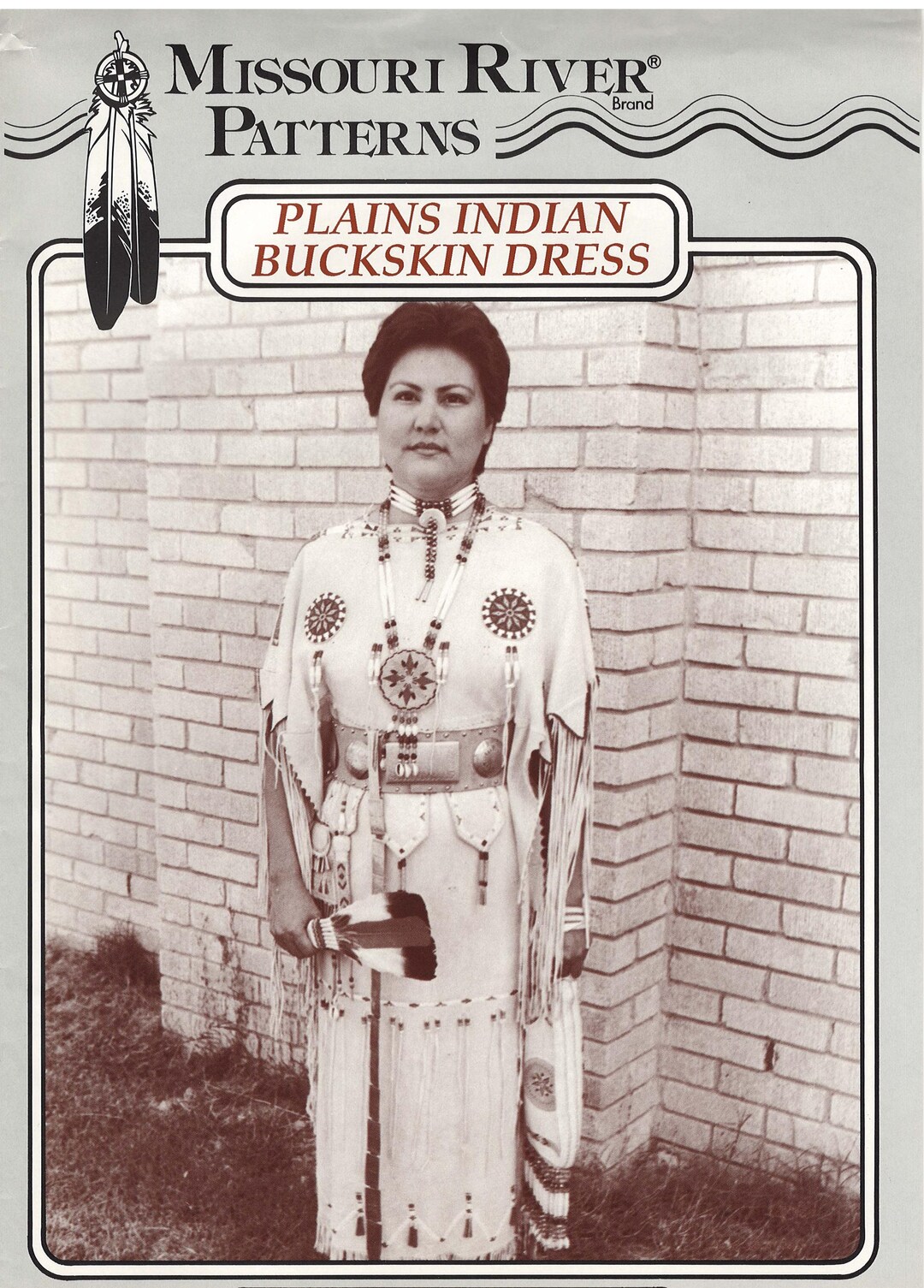 Missouri River Patterns Plains Indian Buckskin Dress Sewing Pattern ...