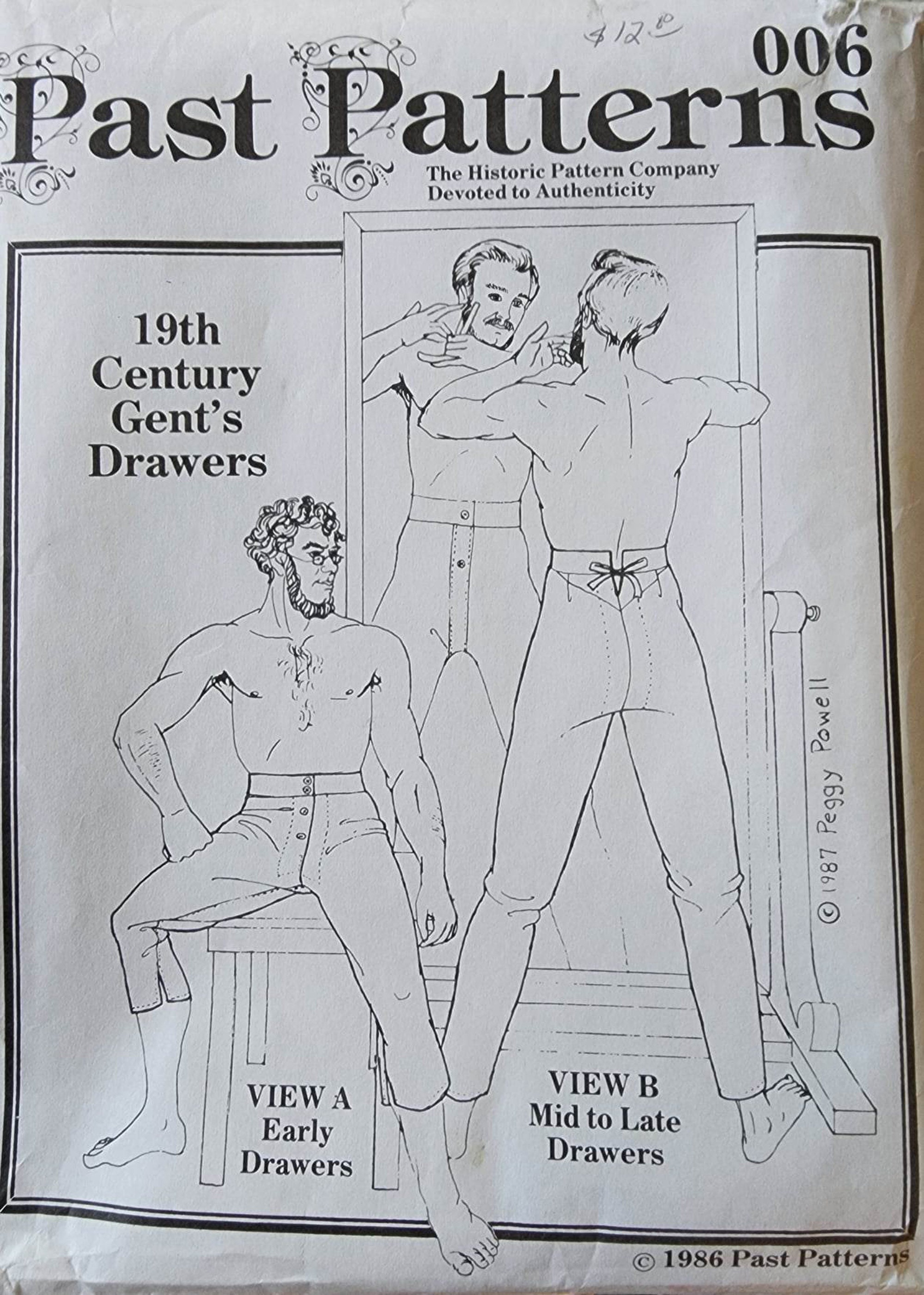 Past Patterns 006 19th Century Men's Long - Etsy