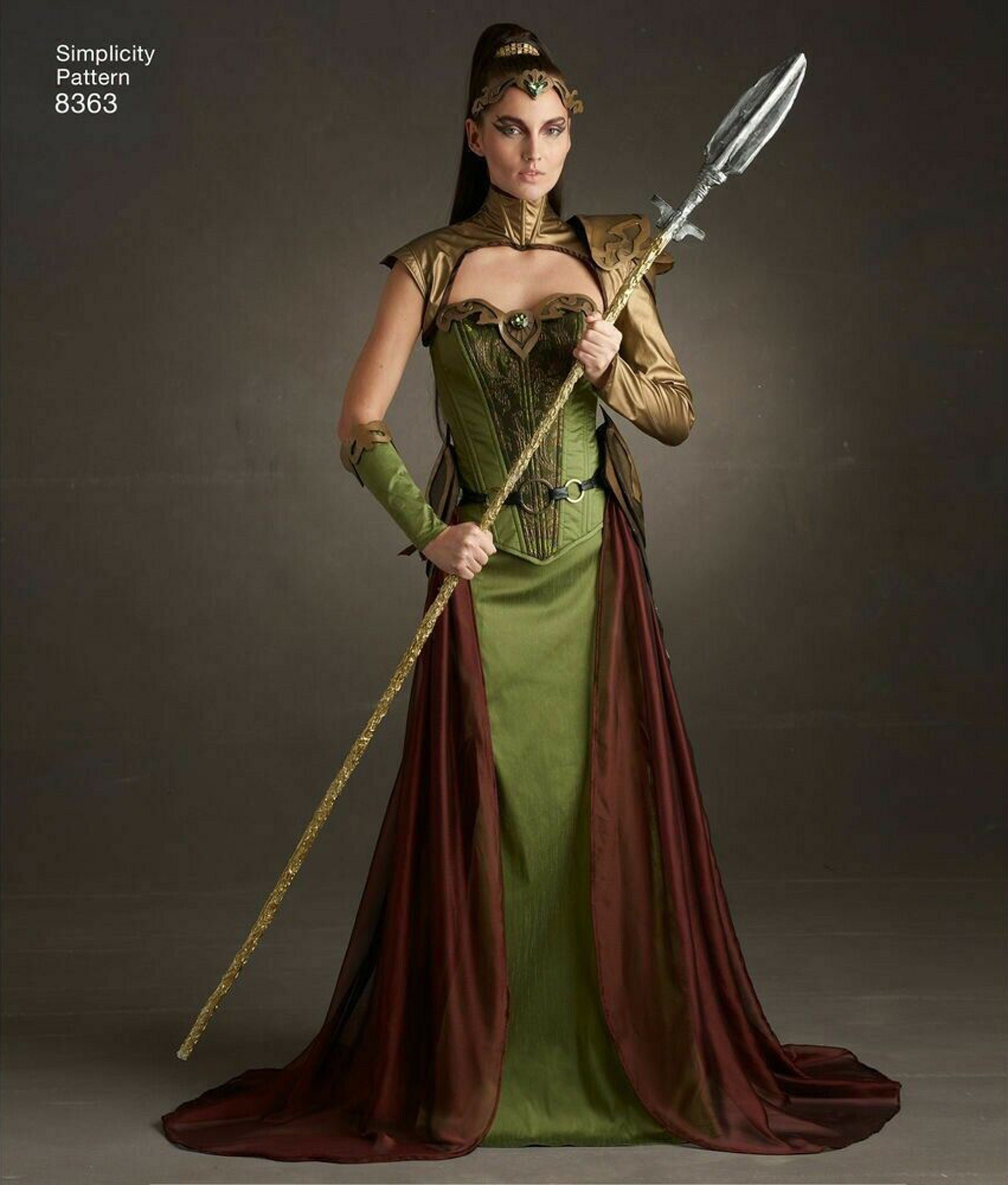 Simplicity 8363 Fantasy Ranger Cosplay Halloween Costume Sewing Pattern ...