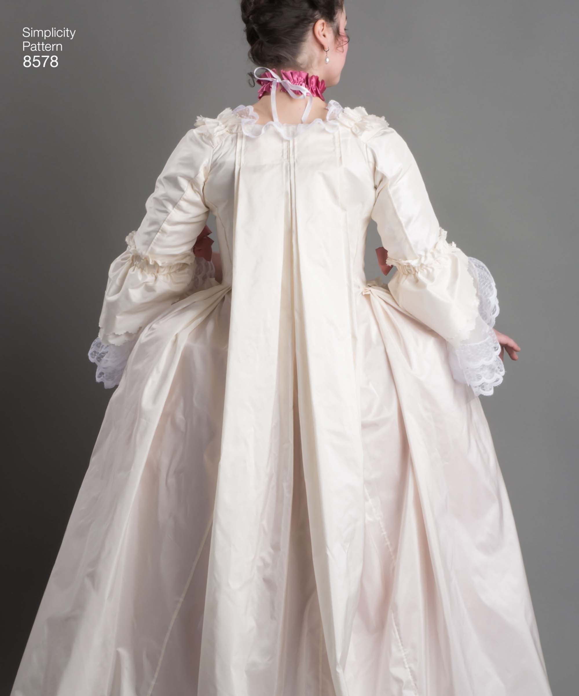 Simplicity 8578 18th Century Robe a La Française Sewing Pattern, Sizes ...