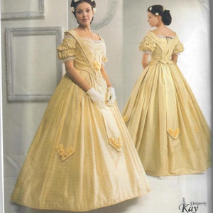 Simplicity 2881 Misses' Dress 1860s Ballgown Formal Dress - Etsy