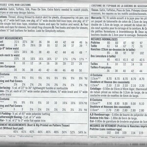 Simplicity 4400 Fashion Historian Misses' Civil War Costume 1860s Day ...