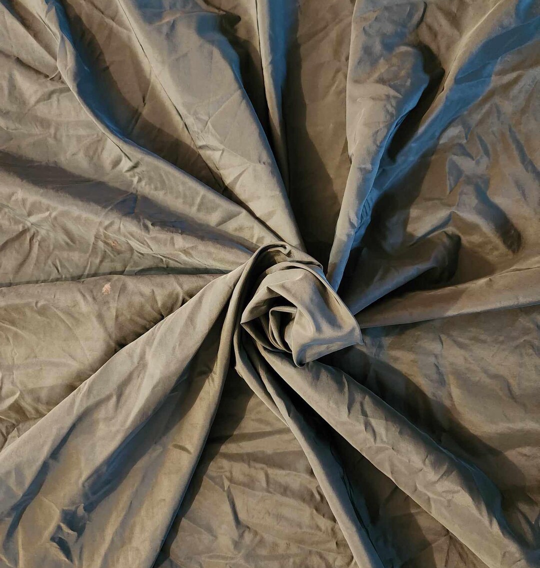 3-piece Odd Lot Dark Green Poly Taffeta Fabric 64 Inches Wide X 3 Yards ...
