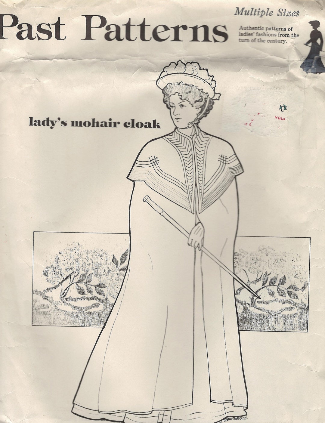 Past Patterns No. 201 Lady's Mohair Coat 1890s 1900s Sewing Pattern ...