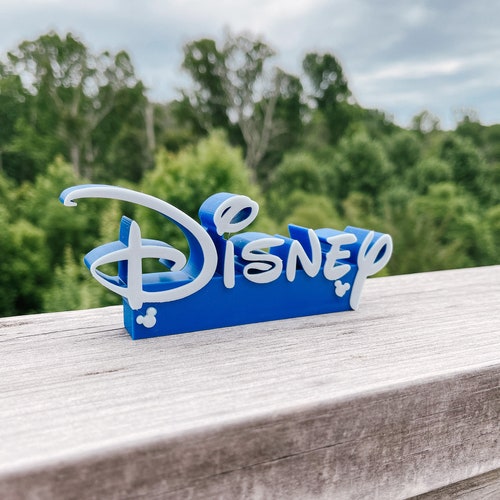 Disney Style Logo Sign 3d Printed Walt Disney Studios - Etsy