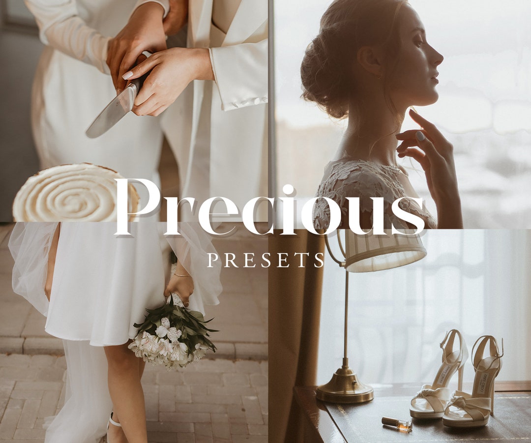 Light Creamy Wedding Presets for Lightroom Soft Beige Presets Earthy ...