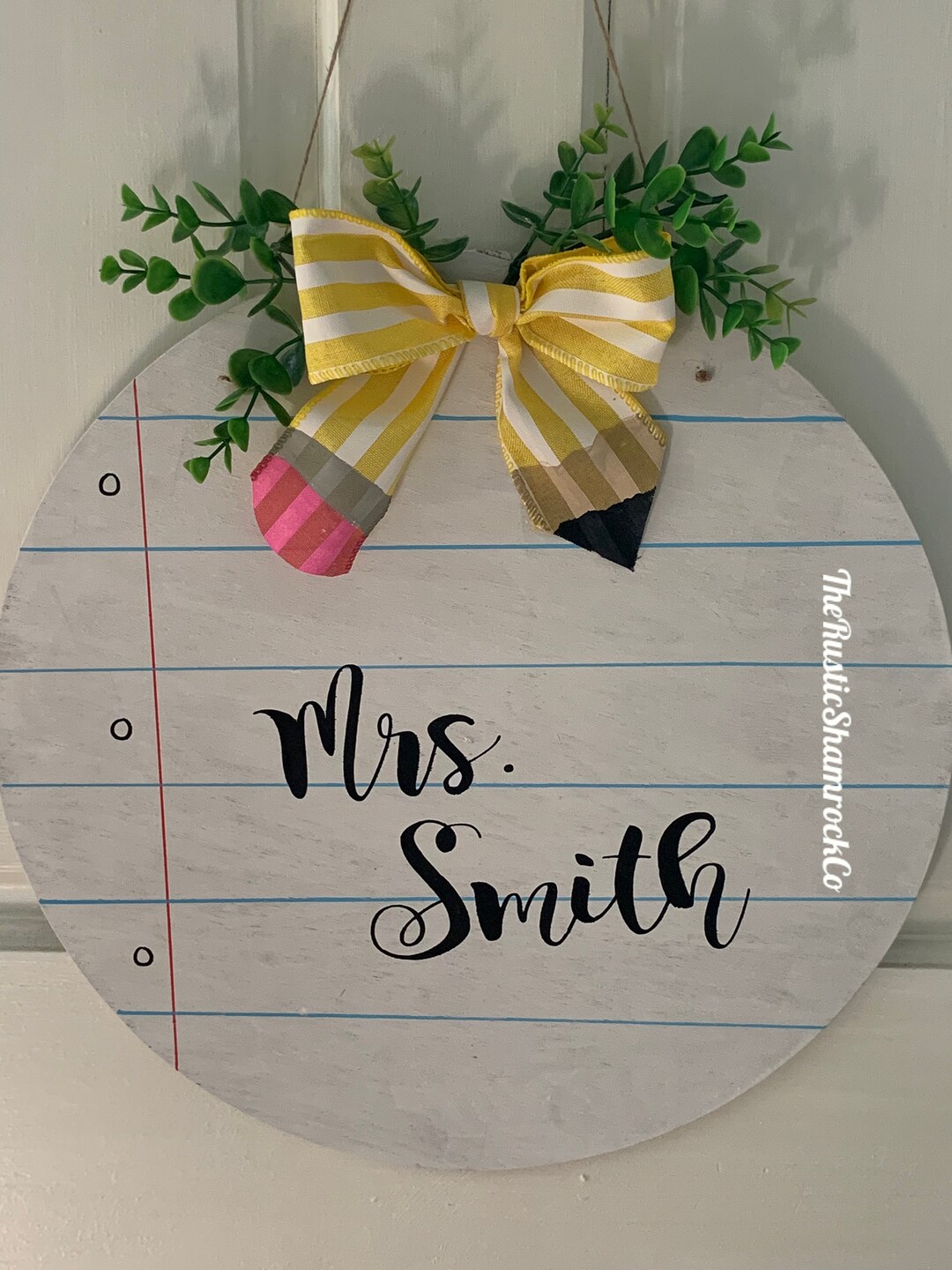 Teacher Appreciation Gifts, Teacher Door Sign, Welcome Sign, School ...